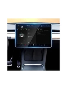 Tesla Model X Ekran Koruyucu Araç Multimedya Temperli Cam